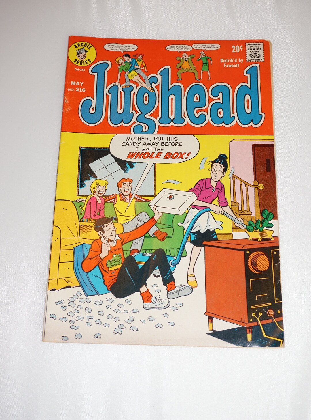 1973, Jughead 216, Archies Comics, Bronze Age Comic Book - Etsy