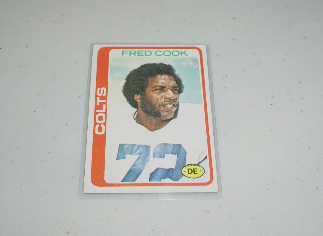 1978 ToppsFred Cook Baltimore Colts Football Trading Card - Etsy.de