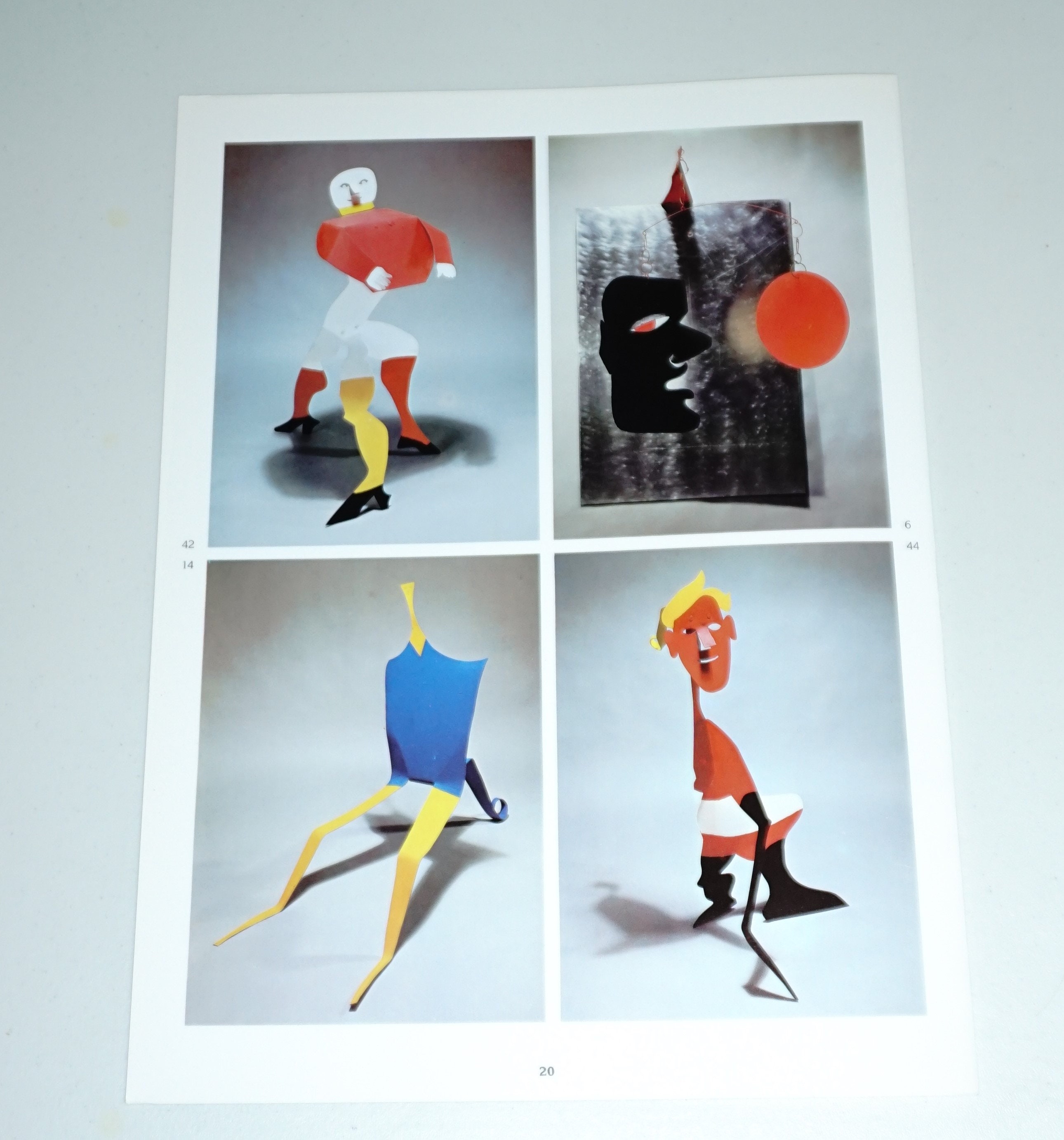 1975 Alexander Calder, Abstract Sculpture Lithograph, Original From ...