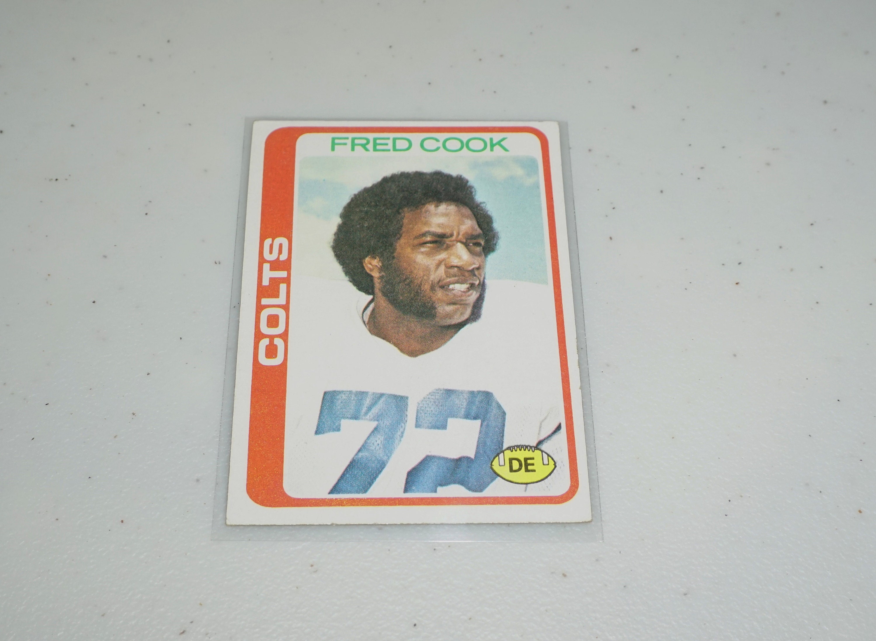 1978 ToppsFred Cook Baltimore Colts Football Trading Card - Etsy.de