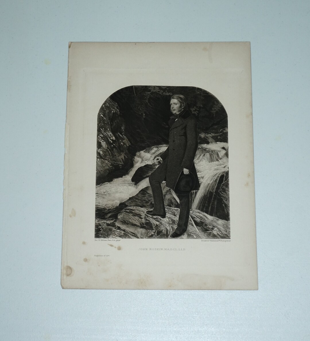 John Ruskin Portrait: 1890s Millais Photogravure - Magazine of Art ...