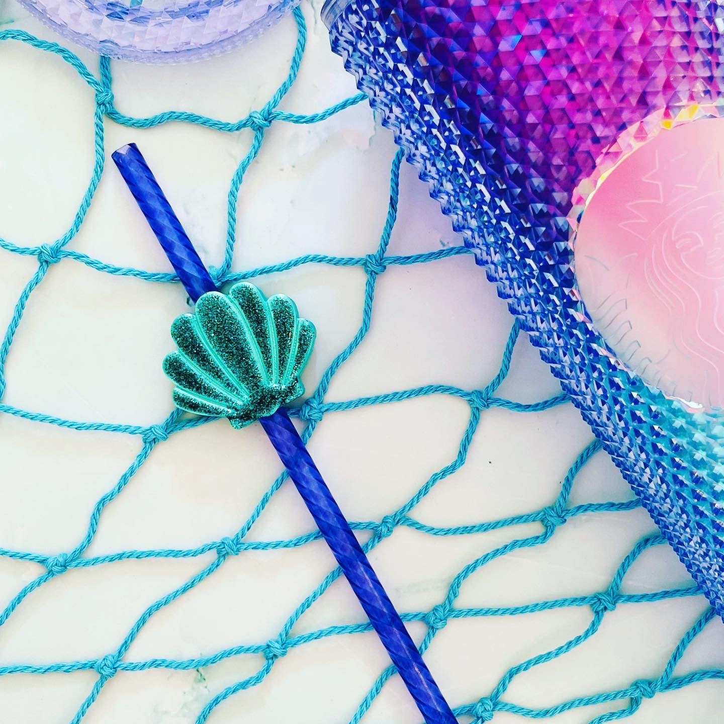 Mermaid Straw Toppers | Etsy