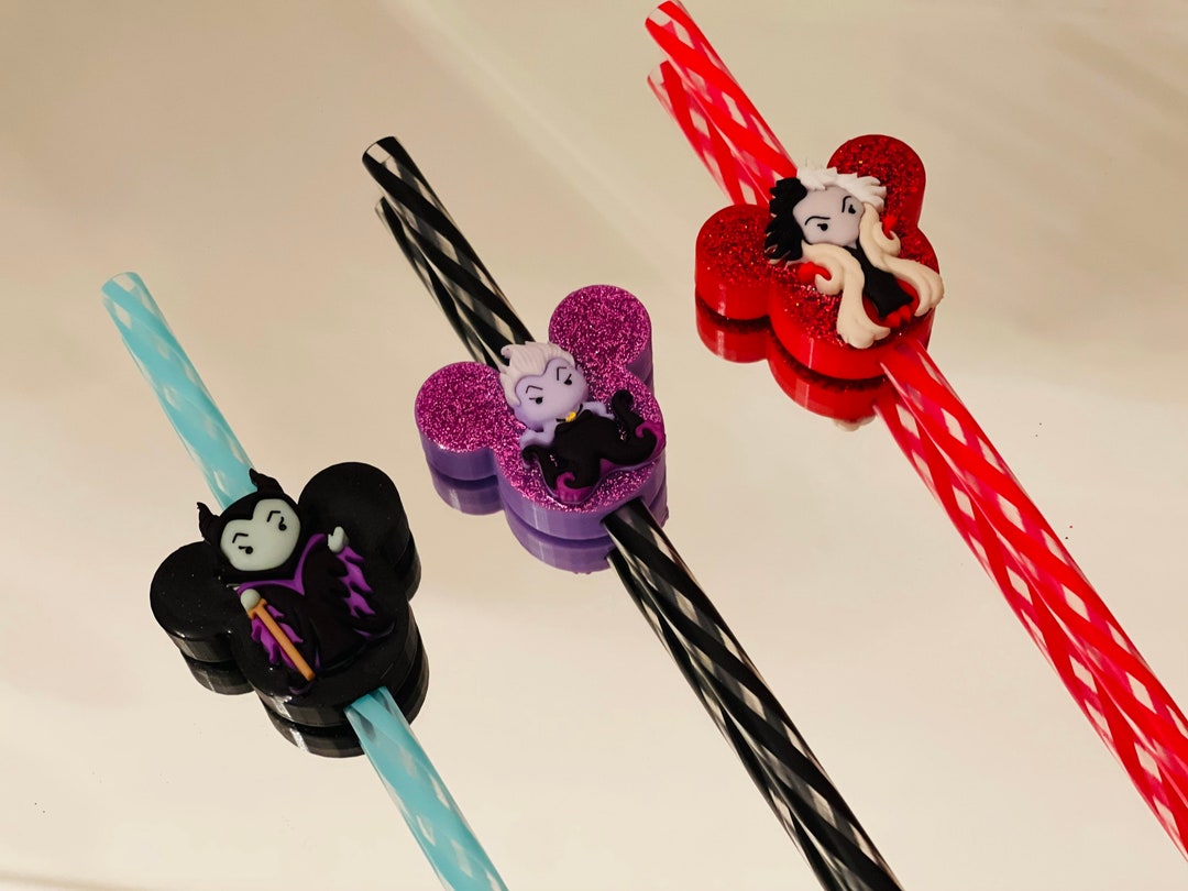 Evil Villain Straw Toppers! - Etsy