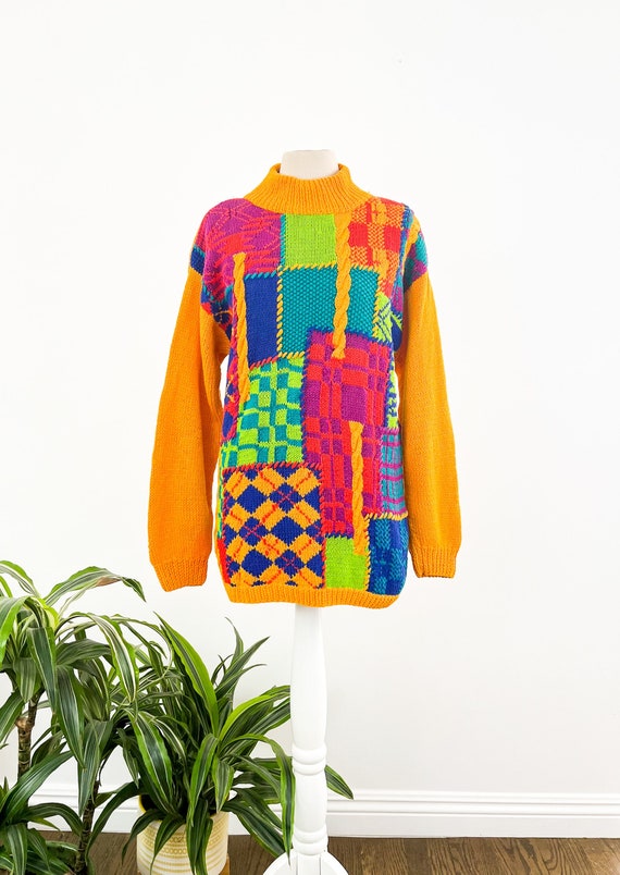 Vintage 80s top sweater - Gem