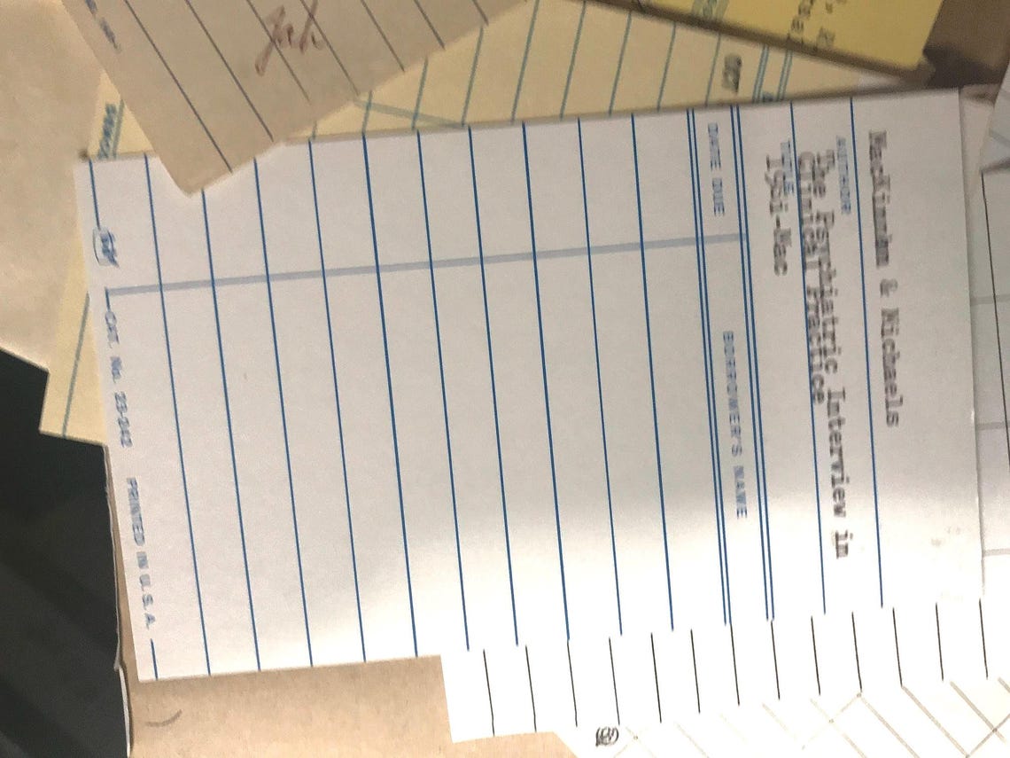 50 Vintage UNSTAMPED Checkout Cards From Library Books! They Have the ...