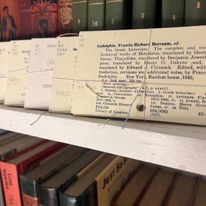 50 Vintage Library Catalog Cards - Etsy