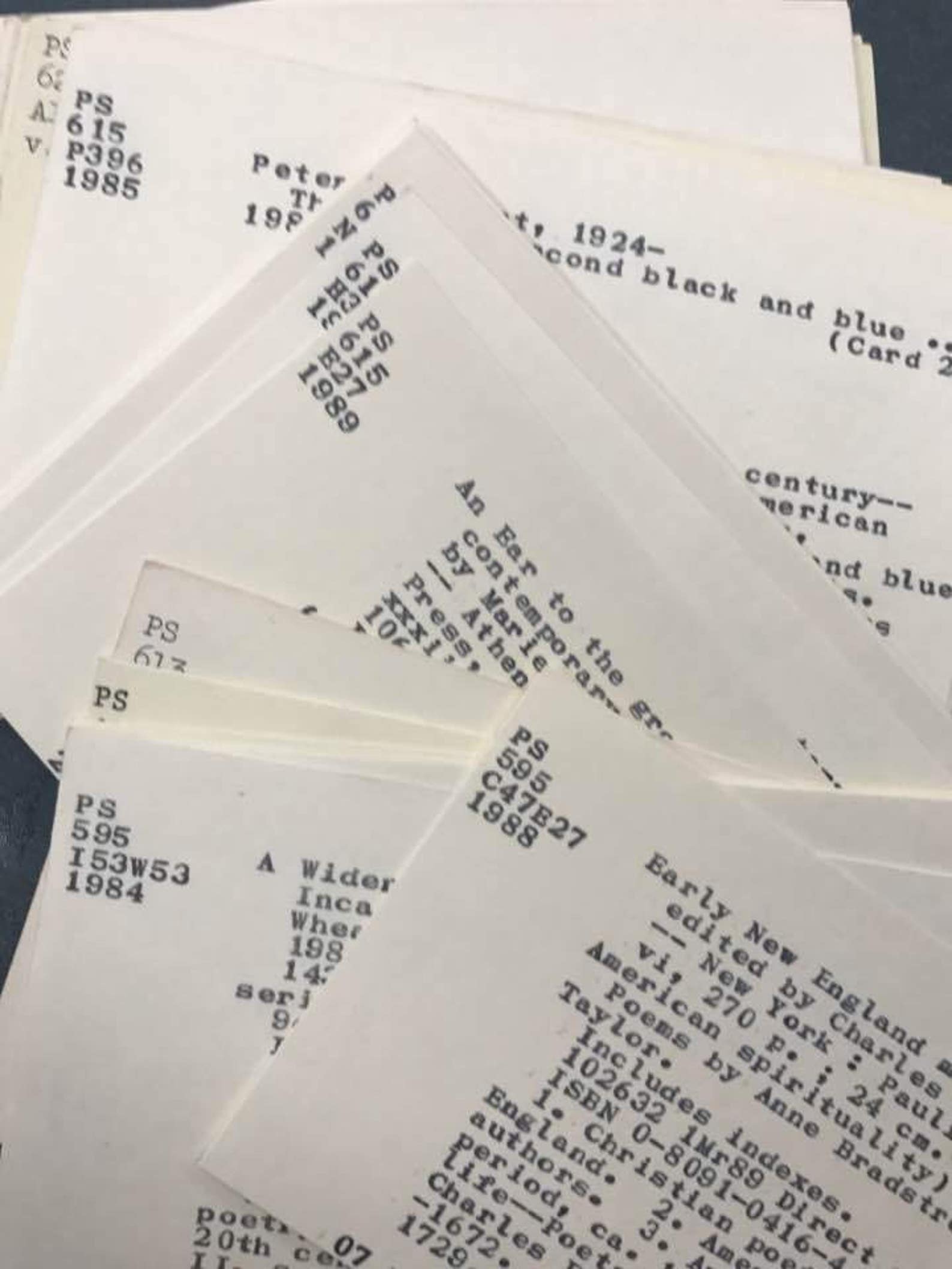 50 Vintage Library Catalog Cards | Etsy