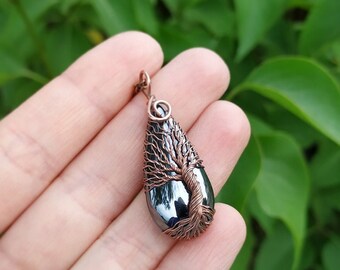 Tree Of Life Pendant Necklace Wire Wrapped by TreeoflifeExclusive
