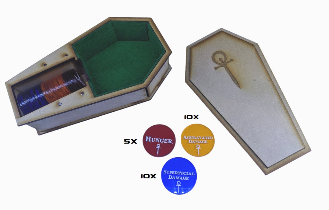 Vampire the Masquerade 5e Tokens and Storage - Etsy