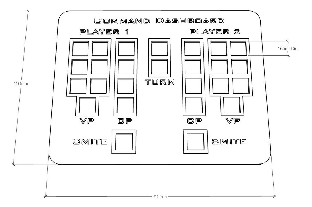 40k Command Dashboard XL - Etsy