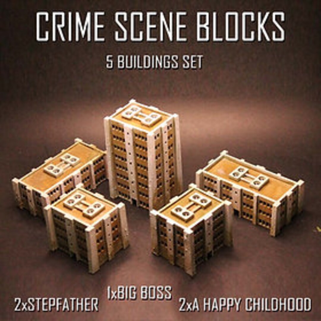 Crime Scene Blocks - Etsy