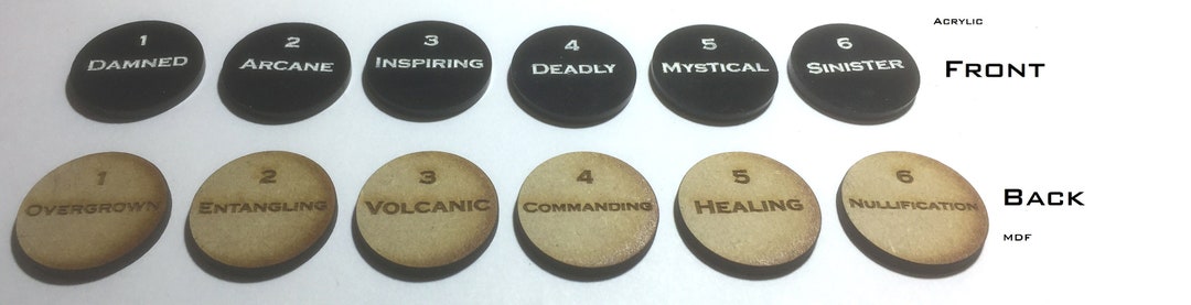 Aos Terrain Tokens - Etsy
