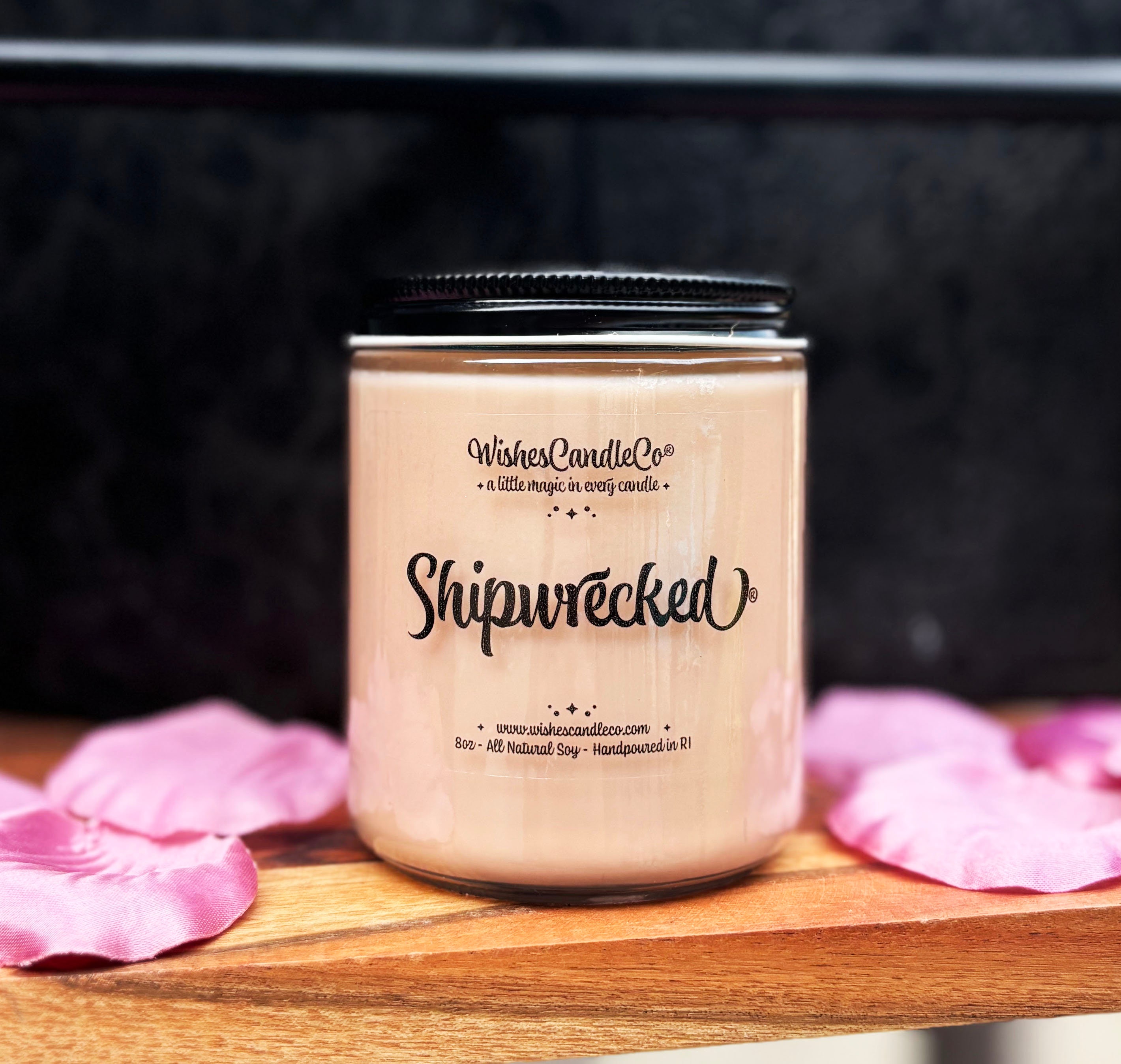 Shipwrecked 8oz Candle With Free Pin Inside Pirates Water Caribbean Buried Treasure Etsy