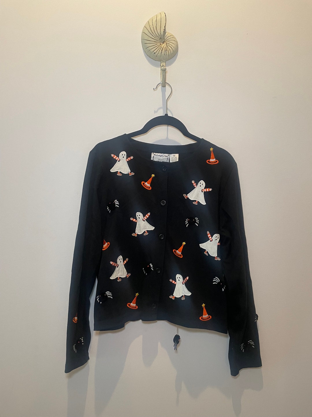 MICHAEL SIMON Lite 1990's - Y2K Vintage Halloween Ghosts With DANGLING ...