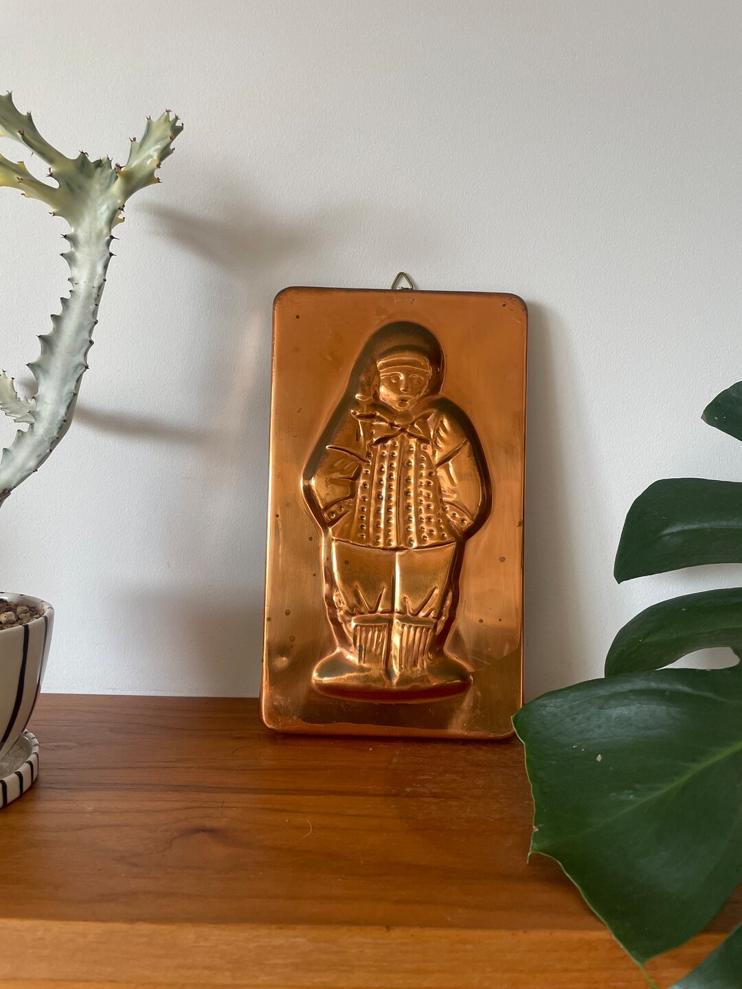 Vintage 1980's Copper Dutch Boy Chocolate Cookie Tin Mold Tray | Wall ...