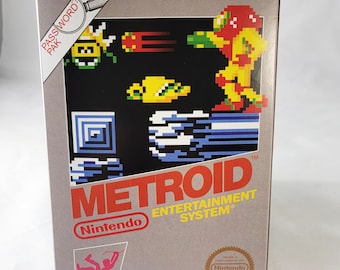 Nintendo Nes Metroid Box - Etsy