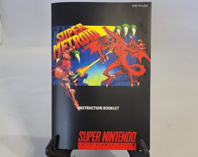 Super Metroid - Super Nintendo - Complete Pack Box, Manual, Poster ...