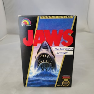 Jaws | NTSC | Nintendo | NES | En | Reproduction Box - Etsy