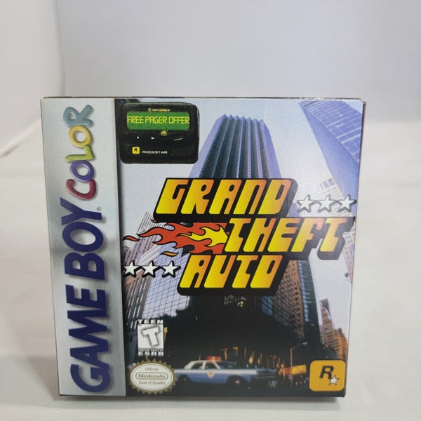 Grand Theft Auto Gbc - Etsy