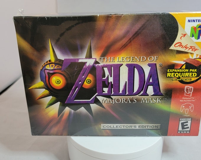 Nintendo 64 Zelda Majora's Mask Box - Etsy