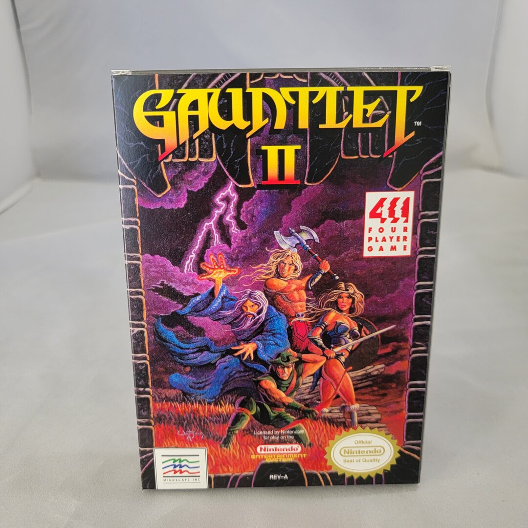 Gauntlet 2 | NTSC | Nintendo | NES | En | Reproduction Box - Etsy