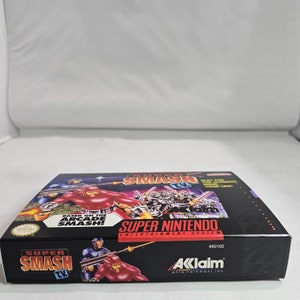 Super Smash TV | NTSC | Super Nintendo | SNES | En | Reproduction Box ...