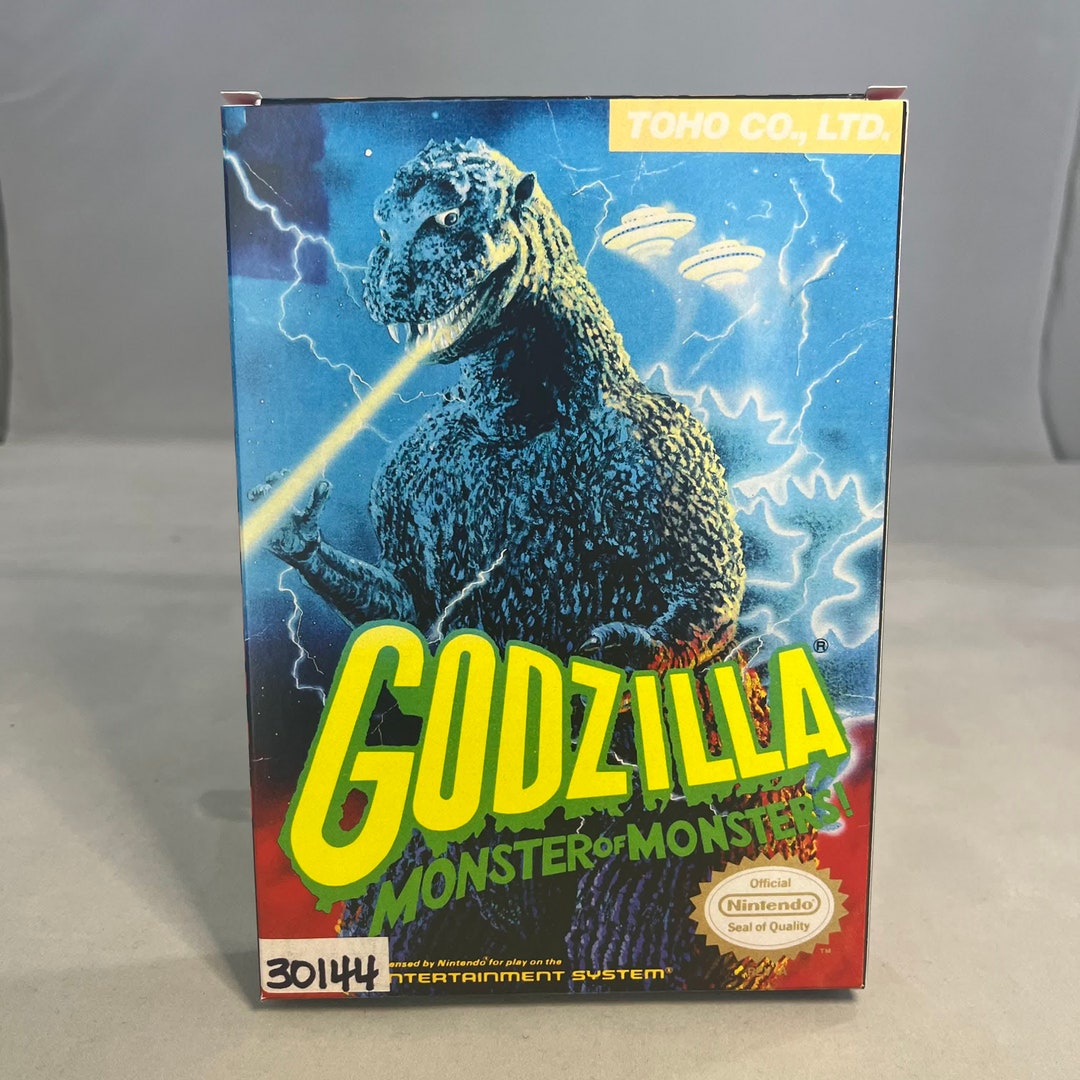 Godzilla | NTSC | Nintendo | NES | En | Reproduction Box - Etsy