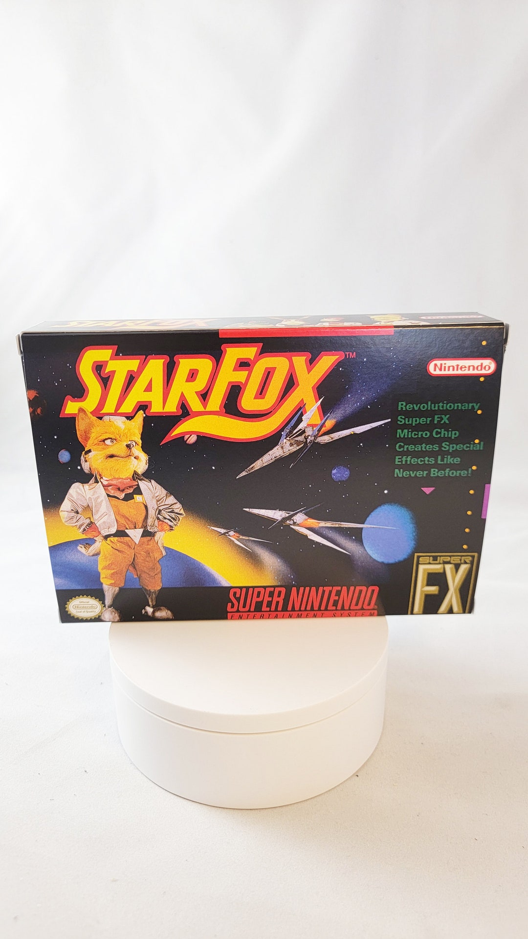 Star Fox | NTSC | Super Nintendo | SNES | En | Reproduction Box and ...