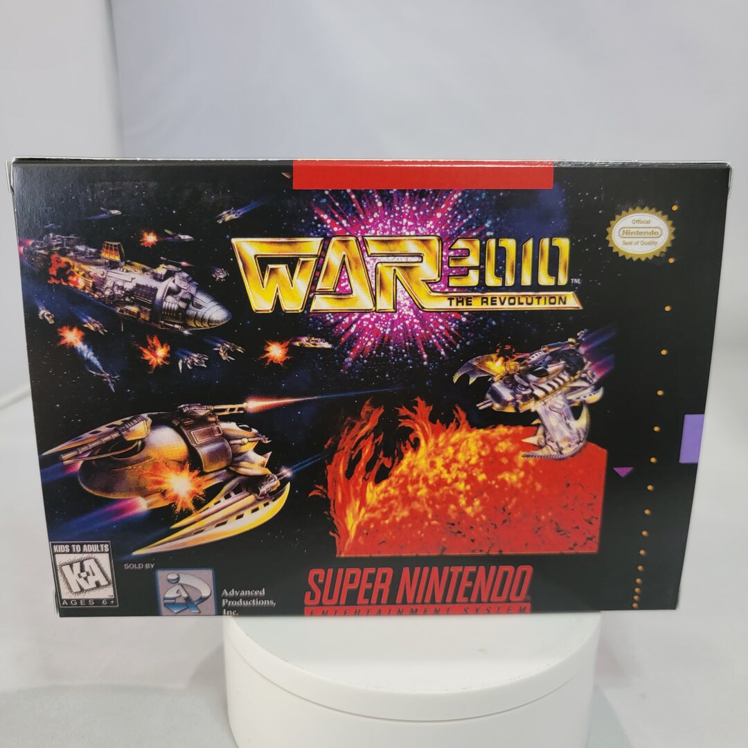 War 3010 | NTSC | Super Nintendo | SNES | En | Reproduction Box and ...