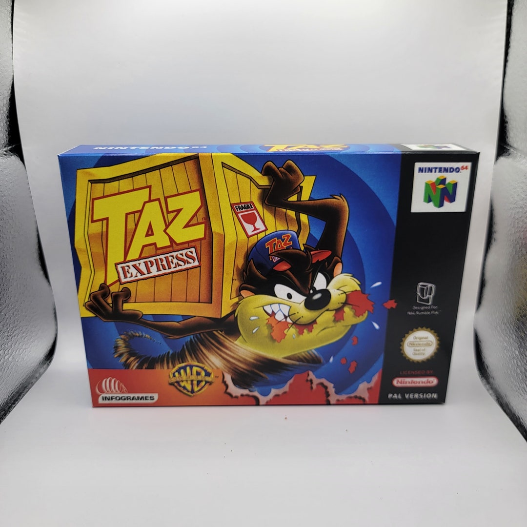 Taz Express | PAL | Nintendo 64 | N64 | En | Reproduction Box and Inner ...