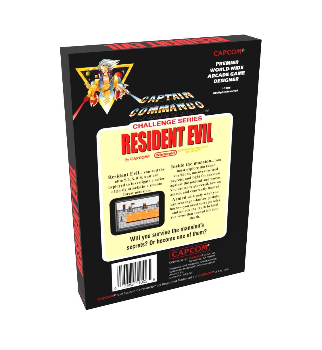 Resident Evil | NTSC | Nintendo | NES | En | Reproduction Box - Etsy