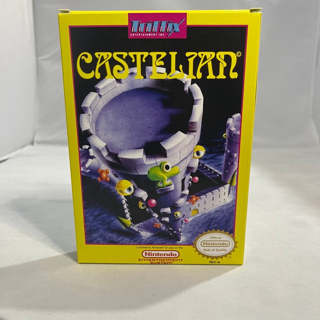 Castelian | NTSC | Nintendo | NES | En | Reproduction Box - Etsy