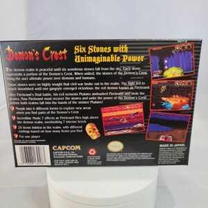 Demon's Crest | NTSC | Super Nintendo | SNES | En | Reproduction Box ...