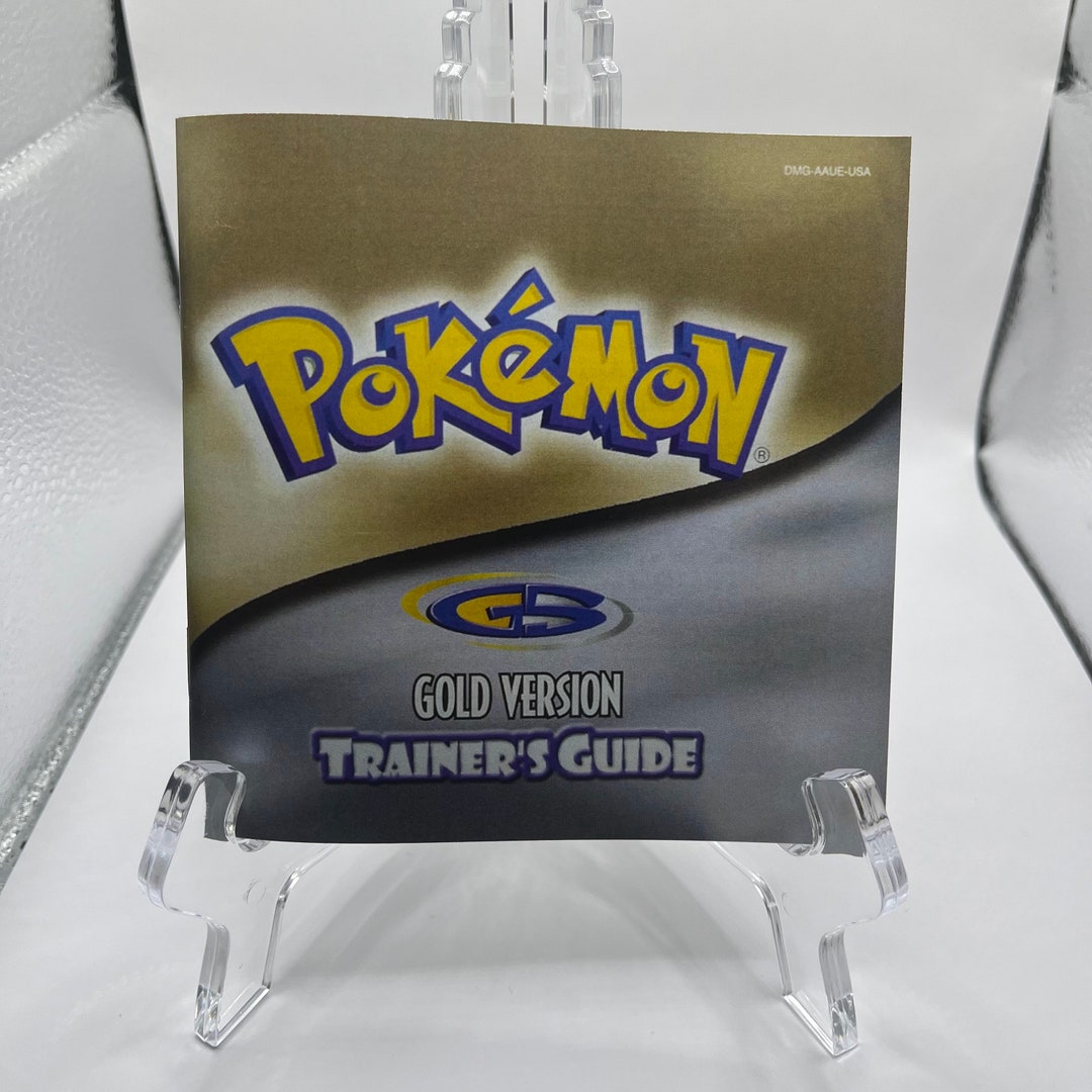Pokemon Gold | NTSC | Gameboy Color | GBC | En | User Instruction ...