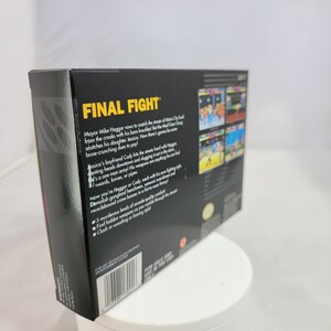 Final Fight | NTSC | Super Nintendo | SNES | En | Reproduction Box and ...