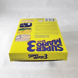 Super Mario Brothers 3 | NTSC | Nintendo | NES | En | Reproduction Box ...