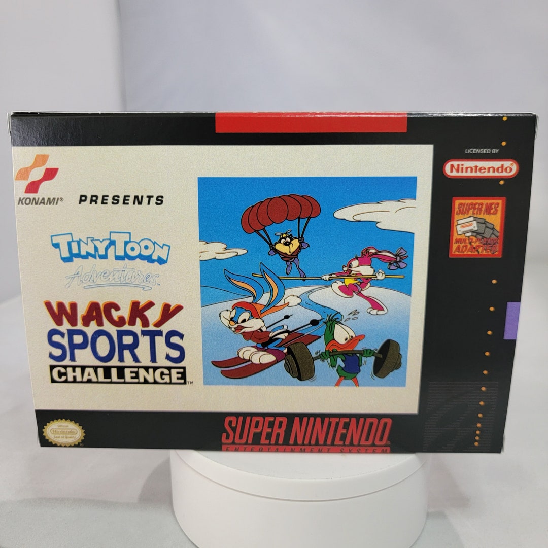 Tiny Toon Adventures Wacky Sports Challenge NTSC Super Nintendo SNES En ...
