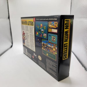 Mario's Early Years Fun With Letters | NTSC | Super Nintendo | SNES ...