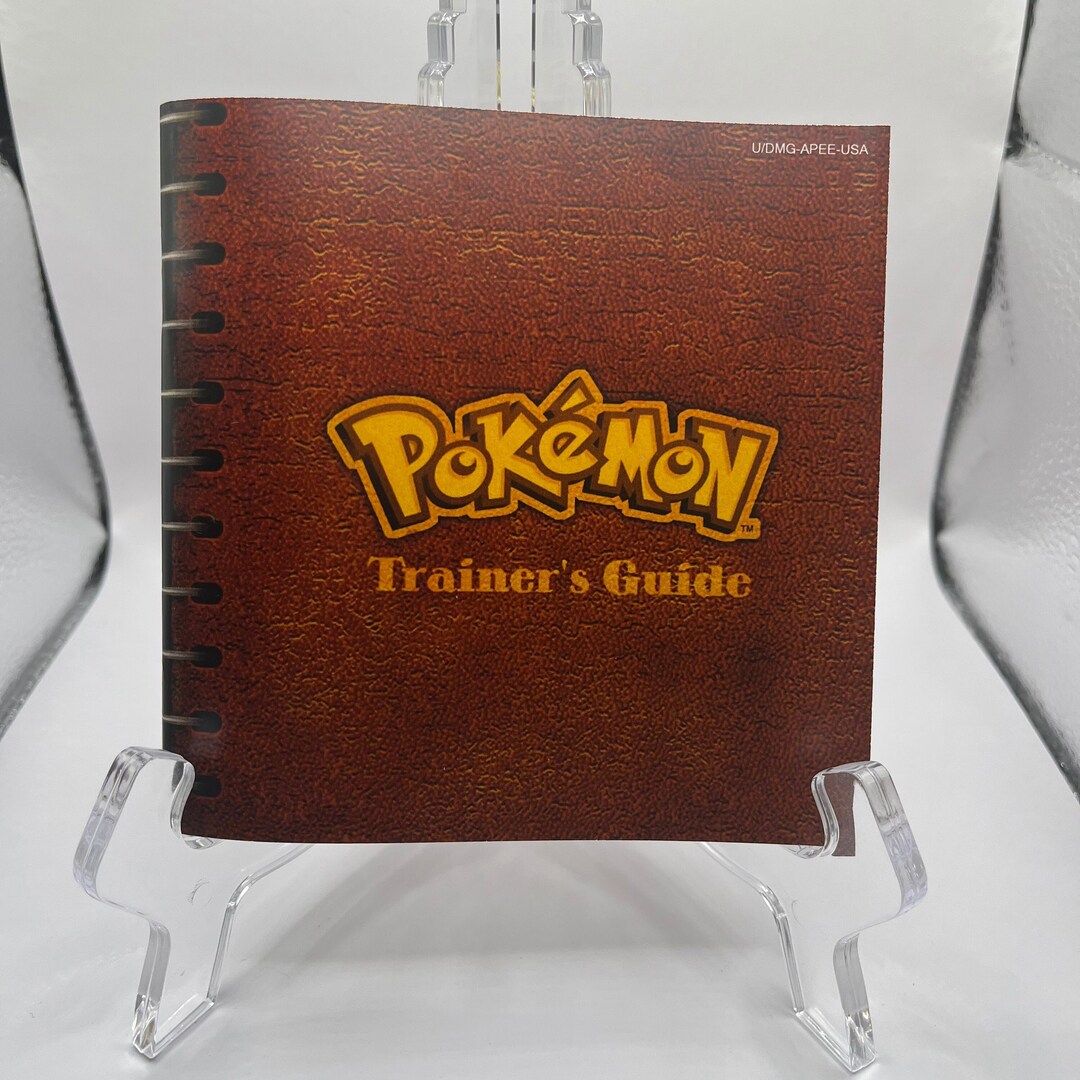 Pokemon Blue | NTSC | Gameboy | GB | En | User Instruction Manual - Etsy