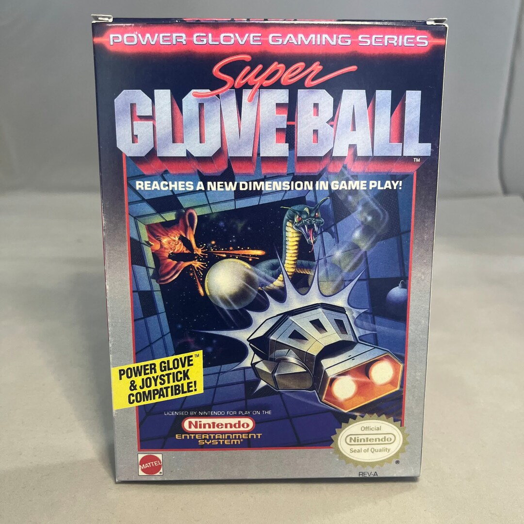 Super Glove Ball | NTSC | Nintendo | NES | En | Reproduction Box - Etsy