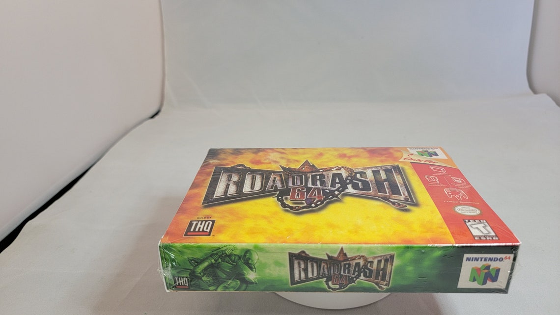 Road Rash 64 | NTSC | Nintendo 64 | N64 | En | Reproduction Box and ...