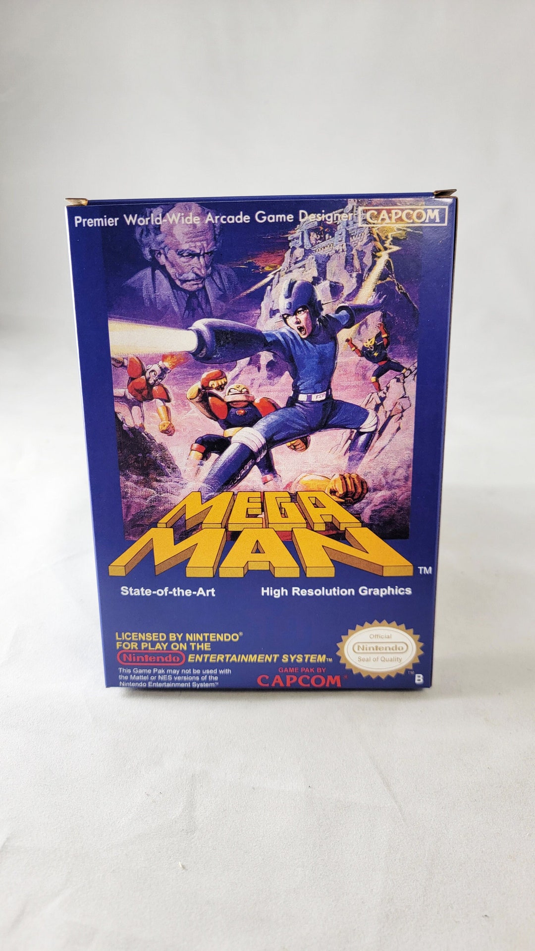 Mega Man | PAL | Nintendo | NES | En | Reproduction Box - Etsy