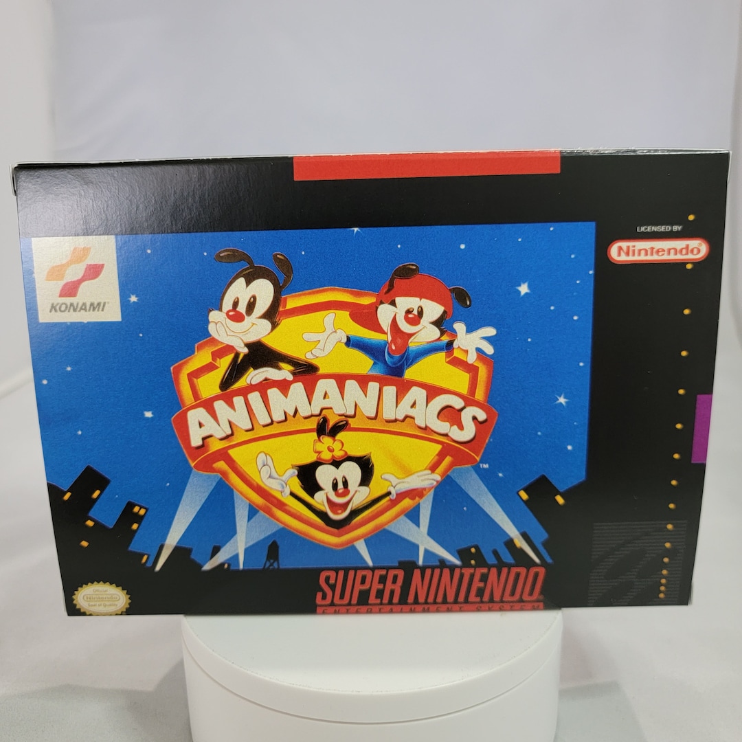 Animaniacs | NTSC | Super Nintendo | SNES | En | Reproduction Box and Inner Tray - Etsy