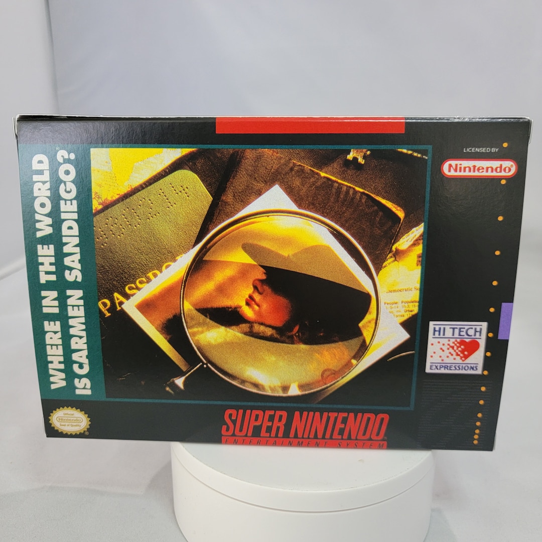 Where in the World is Carmen Sandiego? | NTSC | Super Nintendo | SNES ...