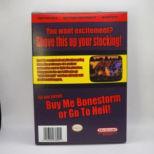 Bonestorm | NTSC | Nintendo | NES | En | Reproduction Box - Etsy