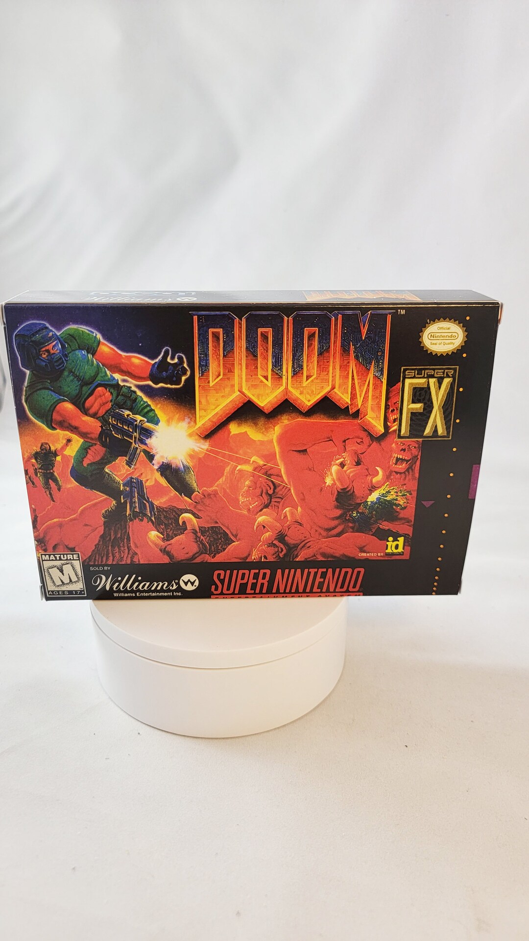 Doom NTSC Super Nintendo SNES En Reproduction Box and Inner Tray - Etsy