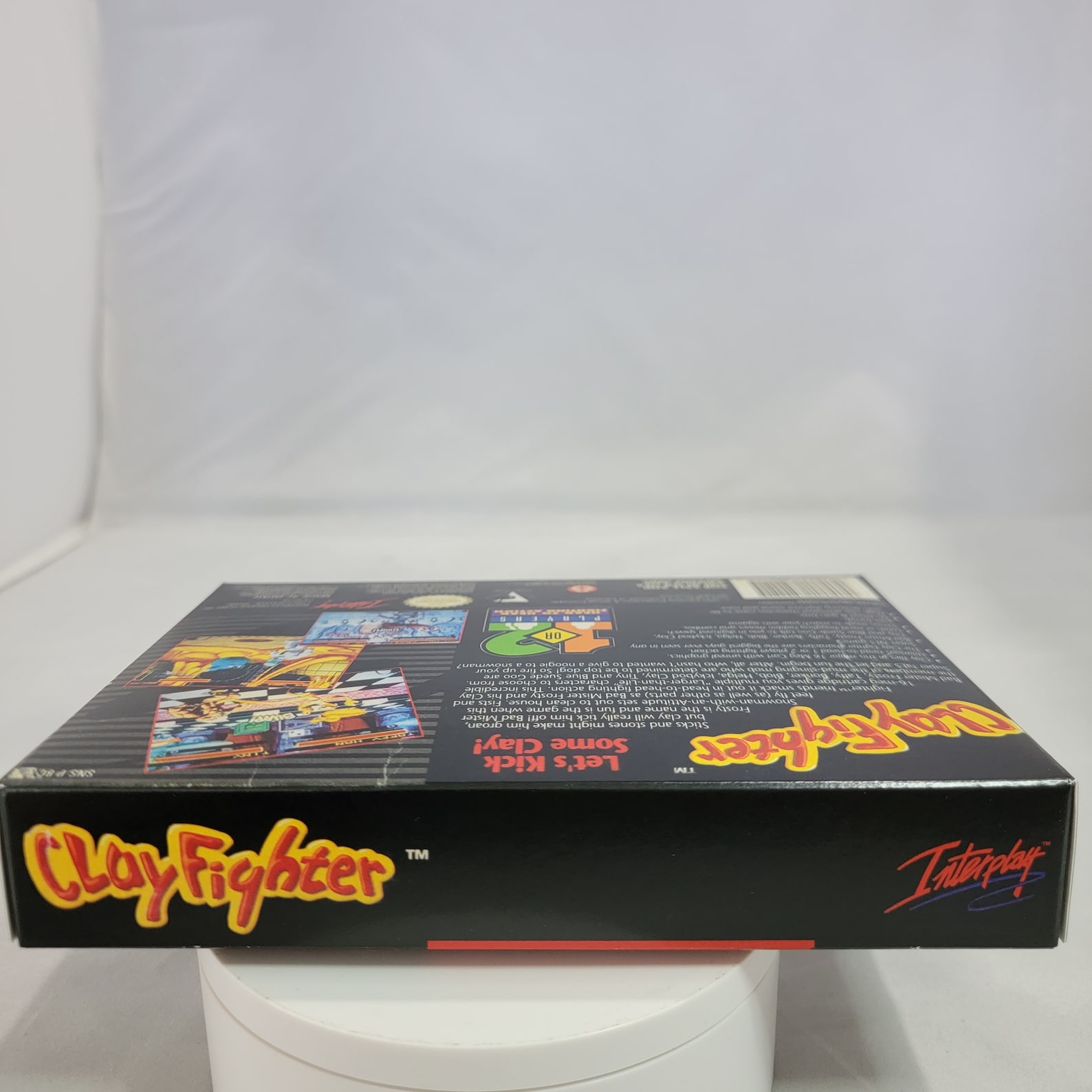 Clay Fighter | NTSC | Super Nintendo | SNES | En | Reproduction Box and ...