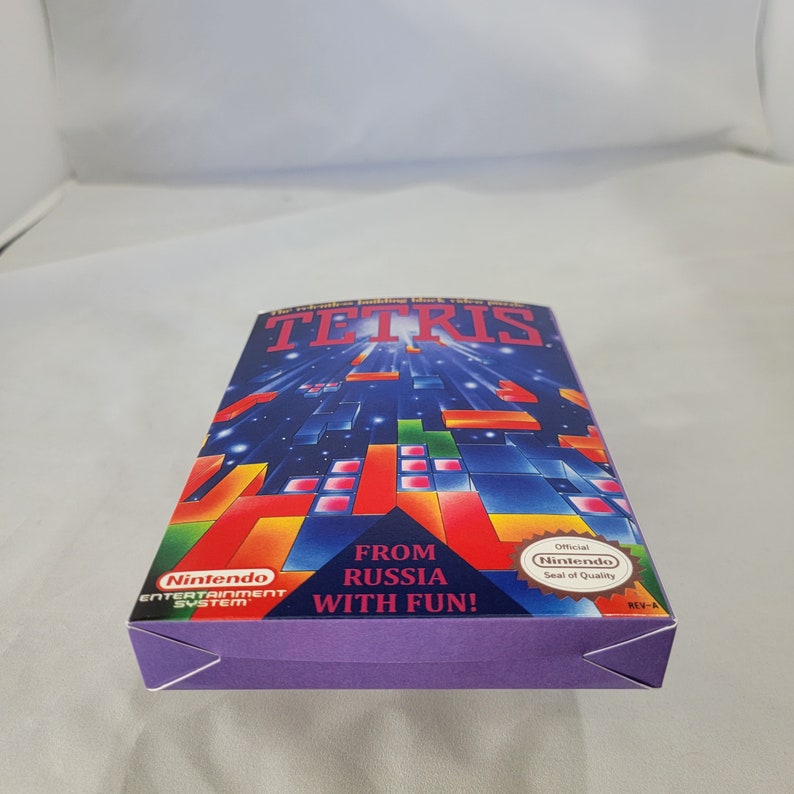 Tetris | NTSC | Nintendo | NES | En | Reproduction Box - Etsy