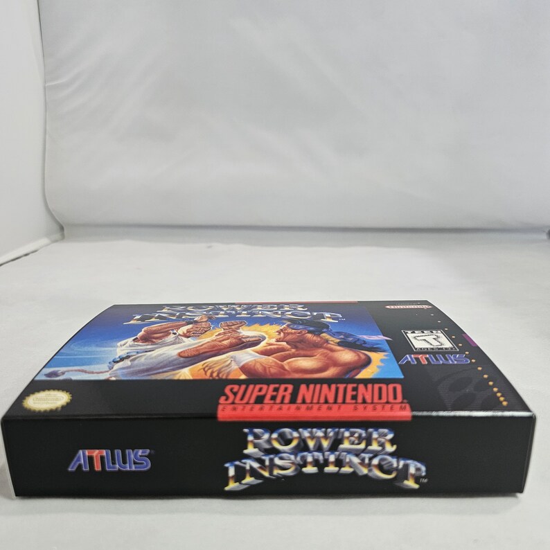 Power Instinct | NTSC | Super Nintendo | SNES | En | Reproduction Box ...
