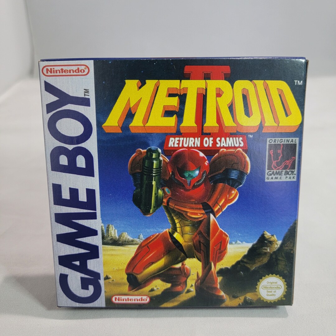 Metroid 2 Return of Samus | NTSC | Gameboy | GB | En | Reproduction Box ...